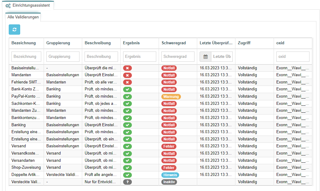 Einrichtungsassistent - Einrichtungsassistent - Administration - Benutzer-Handbuch - exonn ERP ...